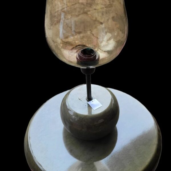 Tafellamp "Tulip" Groen Glas/metaal - Helene Livingstyle